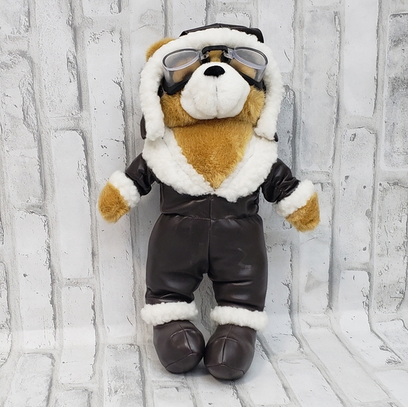Toys | Pilot Aviator Bomber Suit Plushteddy Bear | Poshmark